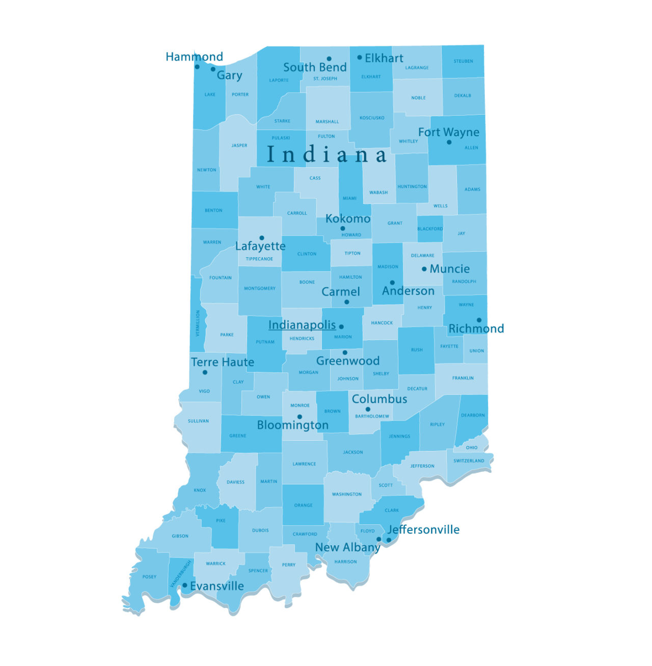 INDIANA SERVICE AREAS | Southeastrans